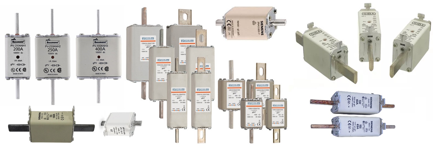NH type Photovoltaic 1500VDC fuse cross reference - Trusted Distributor